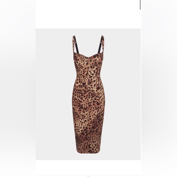 SKIMS | Dresses | Dolce Gabbana X Skims Leopard Print Dress Size S ...